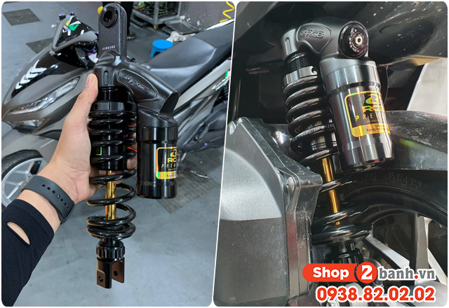 Tổng hợp phuộc sau xe Honda Scoopy 110 nhún êm đẹp mới nhất 2025