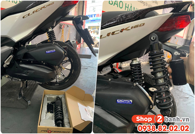 Phuộc Profender cho Click 160 loại nào đi êm và bền nhất?